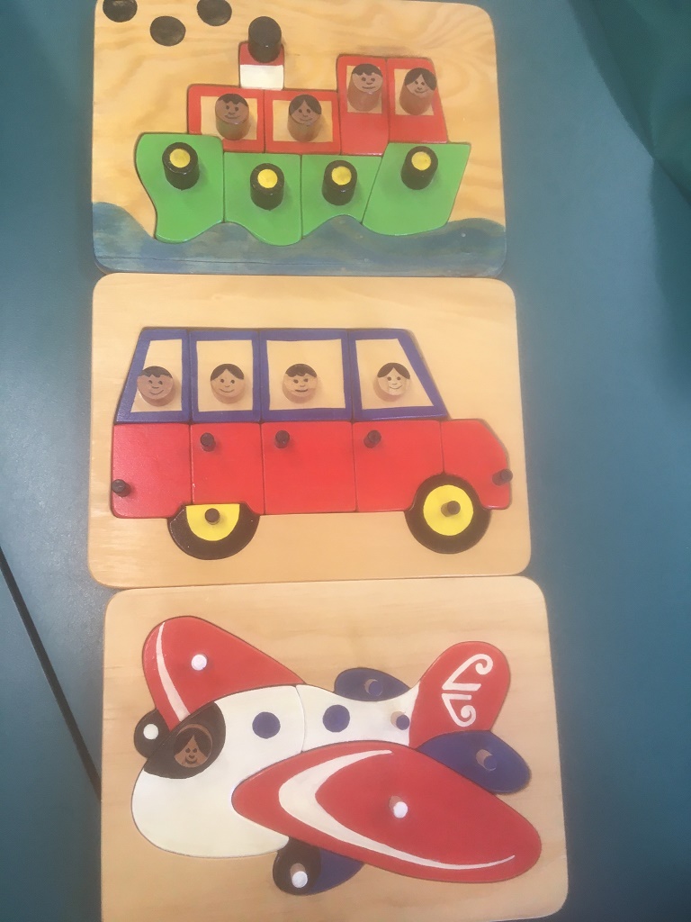 Three Peg Puzzles